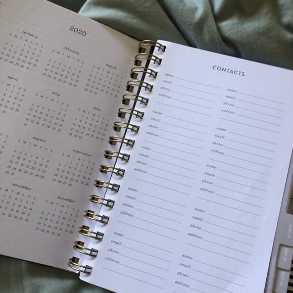 Urban Outfitters | Accessories | Black Gold 292020 Planner | Poshmark